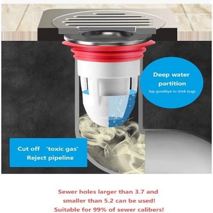 Gumi szagtalanító padlóleeresztő dugó | CLOGFRESH – hu.homeandmarker.eu